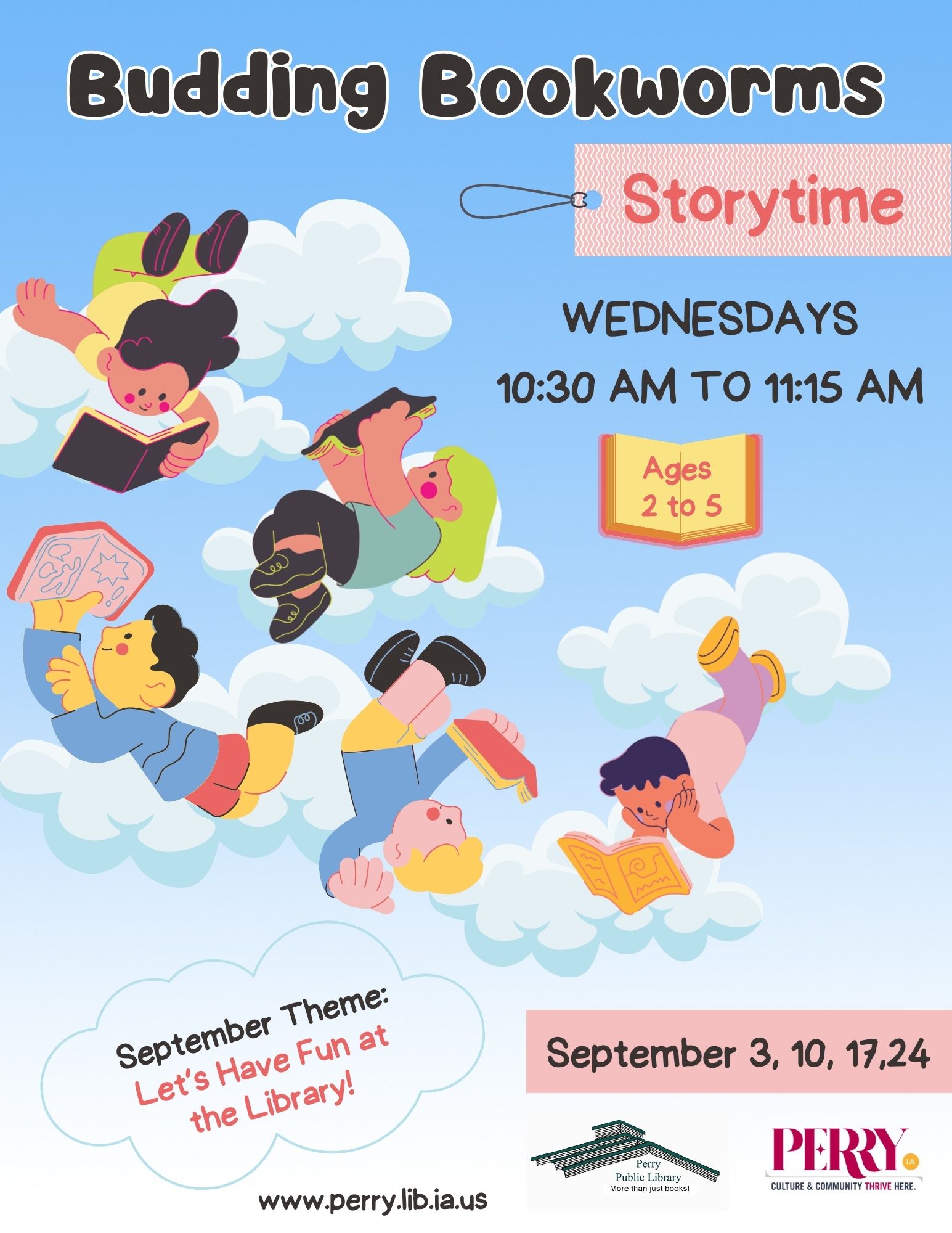 Storytimes :: Perry Public Library