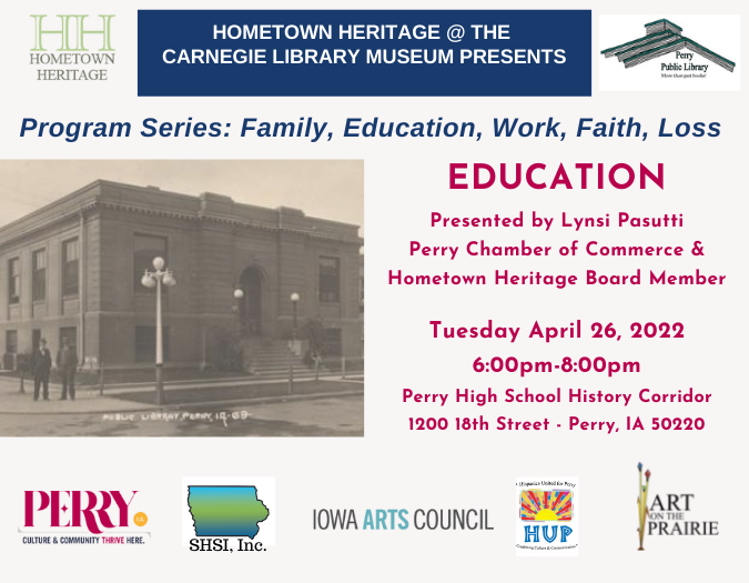 Hometown Heritage @ the Carnegie Library Museum :: Perry Public Library